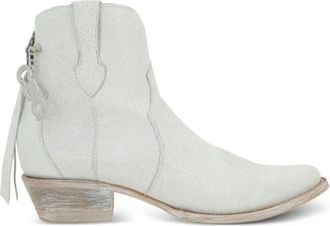Comme Des Gar&ccedil;ons Femme, Chaussures, Blanc, Taille: 38 1/2 EU Short Texano Bottes