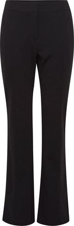 Ichi IHSIMONSE PA3 Damen Hose Stoffhose mit Stretch ausgestellte Beine, Größe:2XL, Farbe:Black (194008)