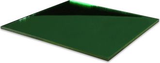 FlexiStyle Acryl Spiegel nach maß zuschnitt nach Mass personalisiert zuschneidbar spiegelplatten Wand Kinder kinderzimmer Dicke 3mm 6 Farben (Grün)