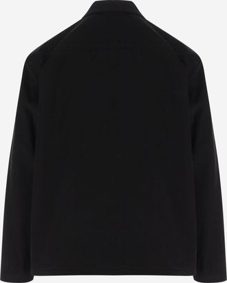 Saint Laurent Mens Cotton Shirt Black