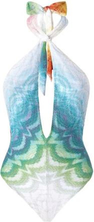 Missoni Femme, Maillots de bain, Multicolore, Taille: 38 FR Maillot de bain une pi&egrave;ce en viscose lam&eacute;e ombr&eacute;e