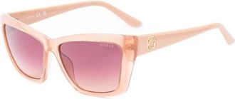 Guess Femme, Accessoires, Beige, Taille: ONE Size Resin Frame Stylish Lunettes de soleil