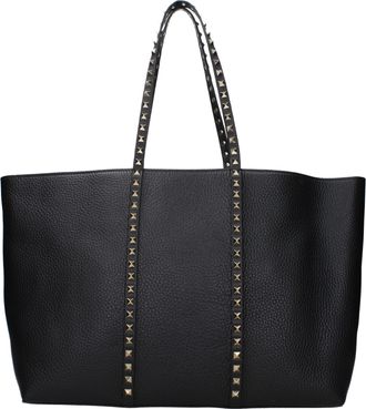 Valentino Garavani Femmes Sac Bandouli&egrave;re Rockstud Cuir Noir