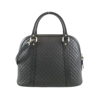 Gucci Pre-owned Micro GG Leder Handtasche - - Pre-owned - Damen - Schwarzk - ONE SIZE