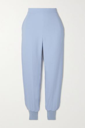 Stella McCartney Pantalon De Survêtement En Cady Stretch Julia - Bleu