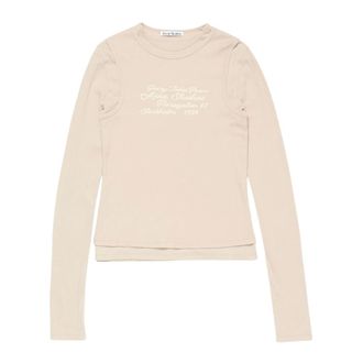 Acne Studios Femme, Tops, Beige, Taille: 36 FR Fn-Wn-Tshi000802