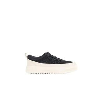 Moncler Homme, Chaussures, Noir, Taille: 41 1/2 EU Baskets Noires avec Semelle Vibram