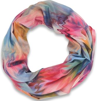 styleBREAKER Schal Loop Schal mit Aquarell Wellenmuster