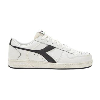 Diadora Vintage Basketball Stil Leder Sneakers - - Shoes - Herren - Wei&szlig; - 42 EU