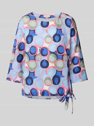 Christian Berg Regular Fit Leinenbluse mit 3/4-Arm