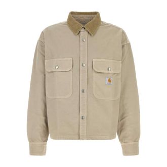 Carhartt Work in Progress Homme, Vestes, Beige, Taille: XL Veste chemise Prescott