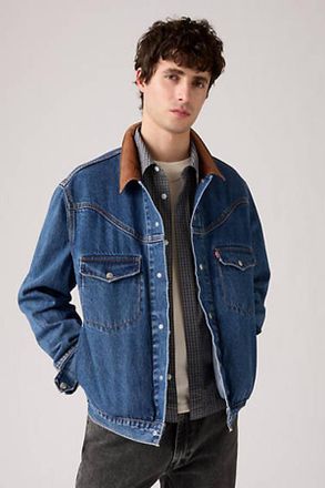 Levi's Veste Trucker Western Shorthorn - Homme - Bleu / North Acton Trucker - 2XL