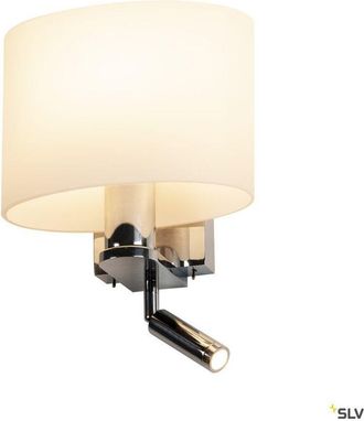 SLV Liseuses kenkua spot applique int&eacute;rieurechrome/opale E27 40W max liseuse led 3000K 1002855