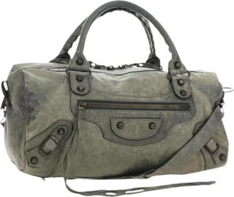 Balenciaga Sac &agrave; main Pre-owned - Femme - Pre-owned - Vert - Taille: ONE Size