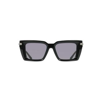 Ferragamo Rechteckige Sonnenbrille - - Accessories - Damen - Schwarzk - ONE SIZE