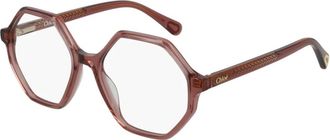 Chlo&eacute; Lunettes G&eacute;om&eacute;triques - unisex - Accessoires - Brun - Taille: 49 MM