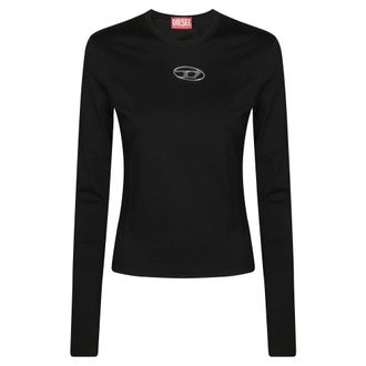 Diesel Femme, Tops, Noir, Taille: 40 FR T-Shirt