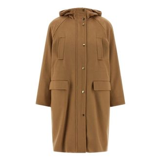 Max Mara Alcade Long Parka - - Coats - Damen - Beige - S