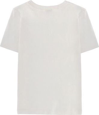 Chlo&eacute; Logo Cotton T-Shirt - White