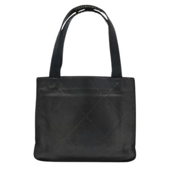 Chanel Pre-owned Lammfell-Tragetasche - - Pre-owned - Damen - Schwarzk - ONE SIZE