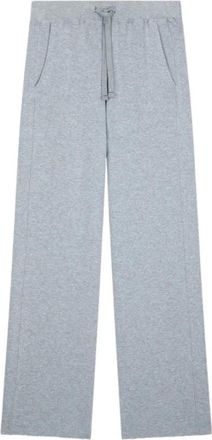 Dondup Femme, Pantalons, Gris, Taille: 40 FR Pantalon large en molleton avec ourlet brut