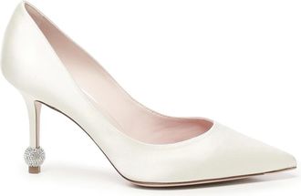 Roger Vivier Femme, Chaussures, Blanc, Taille: 39 EU Escarpins &agrave; talon bijou