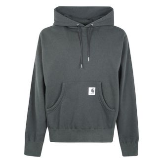 sacai Homme, Sweatshirts et sweats &agrave; capuche, Vert, Taille: XS Cotton Jersey Sweat &agrave; capuche