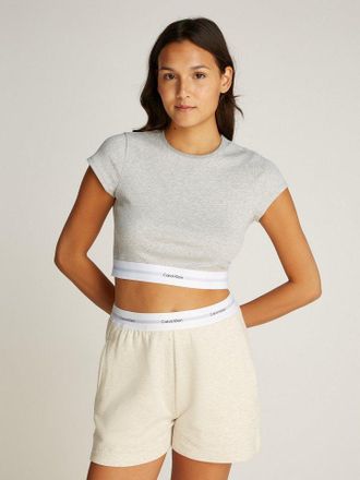 Calvin Klein Underwear T-Shirt RIB CROP TEE mit extra kurzem Schnitt
