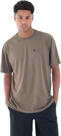 Hurley Icon Tee SS T-Shirt, Olive, XXL Mens