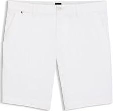 BOSS Hommes H-Slice-Shorts1 Short Slim en Twill de Coton Stretch