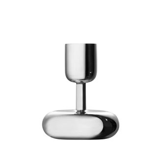 iittala Kerzenst&auml;nder Nappula Edelstahl 107mm silber