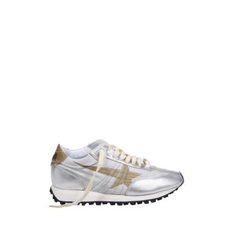 Golden Goose Femme, Chaussures, Gris, Taille: 38 EU Chaussures de course &agrave; paillettes &eacute;toil&eacute;es