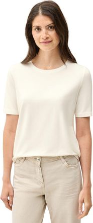 Cecil Damen 3225993 Basic Rundhals T-Shirt, Vanilla White, XXL