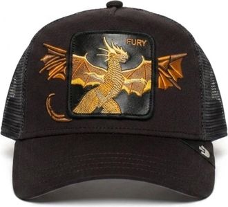 Goorin Brothers unisex, Accessoires, Noir, Taille: ONE Size Dragon Wings Fury Trucker Cap