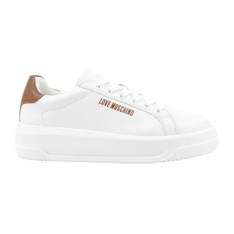 Love Moschino Femme, Chaussures, Blanc, Taille: 36 EU Baskets