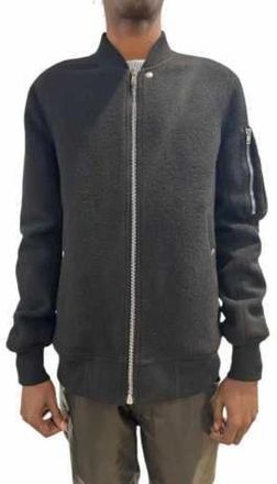 Rick Owens Homme, Vestes, Noir, Taille: 2XL Classic Flight Bomber