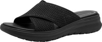 Tamaris Comfort Damen Pantoletten mit Chunky-Sohle Vegan, Schwarz (Black Uni), 38 EU