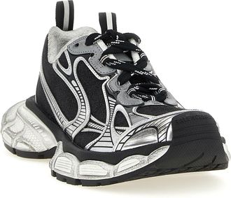 Balenciaga Womens Black Polyethylene Athletic Sneakers