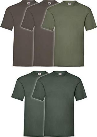 Fruit Of The Loom Lot de 5 ou 10 t-shirts pour homme, XL