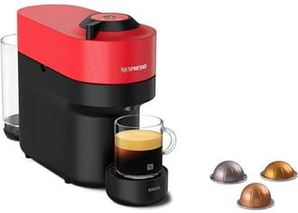 Nespresso Krups Vertuo Pop Kaffeekapselmaschine, Kapazität: 560 ml, automatische Kapselerkennung, One-Touch-System, 4 Tassengrößen, verkürzte Aufheizzeit, nachh