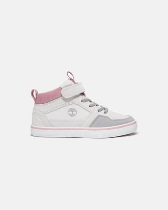 Timberland Stone Jump Sneaker mit Klettverschluss f&uuml;r Jugendliche in Hellgrau, Grau, Gr&ouml;&szlig;e
