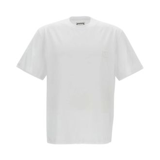 Wooyoungmi Wooyoungmi, Homme, Tops, Blanc, Taille: L T-shirt &agrave; imprim&eacute; floral changeant de couleur