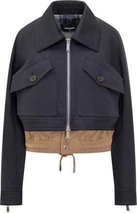 Dsquared2 Femme, Vestes, Noir, Taille: 36 FR Hybrid D2 Kaban Jacket