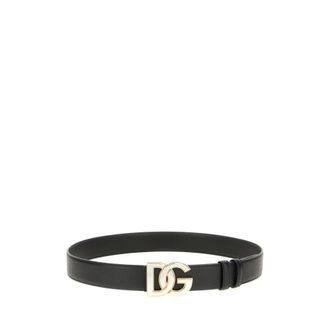 Dolce & Gabbana Homme, Accessoires, Noir, Taille: 100 CM Ceinture &agrave; boucle logo