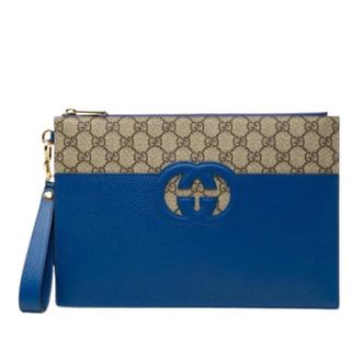 Gucci Pre-owned Vintage Clutch - - Pre-owned - Damen - Blau - ONE SIZE