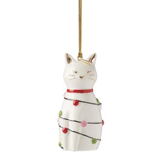 Kate Spade New York kate spade New York Be Jolly Katzenornament, Weihnachtsdekoration