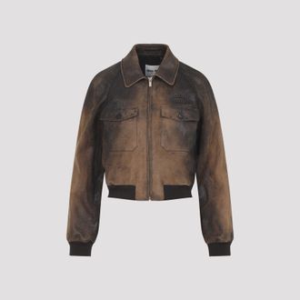 Miu Miu Lamb Leather Jacket