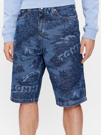 Tommy Jeans Jeansshorts Aiden DM0DM18787 Blau Baggy Fit