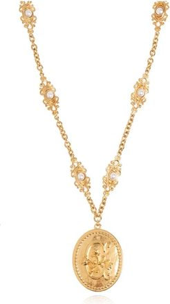 Chloé Femme, Accessoires, Jaune, Taille: ONE Size Collier avec pendentif