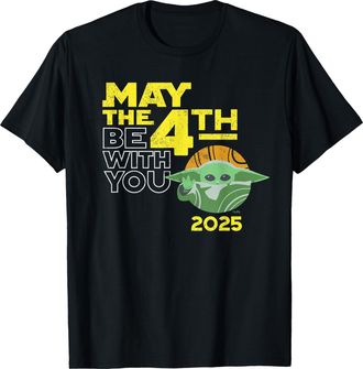 Star Wars Day: May the 4th Be With You 2025 Grogu Distressed T-Shirt